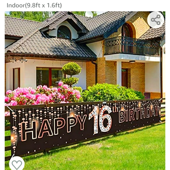 Party Supplies | Sweet 16 Banner | Poshmark